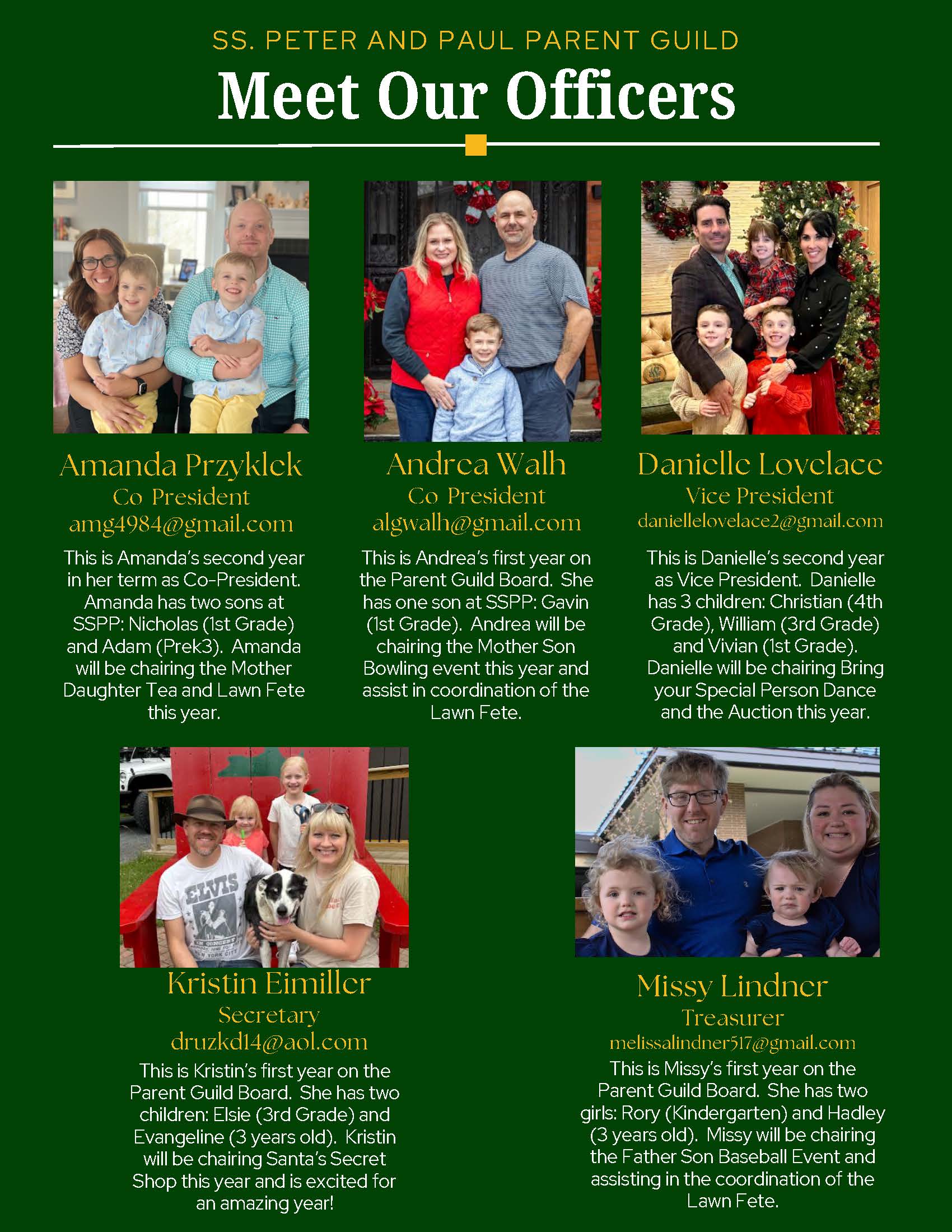 Parent’s Guild – Saints Peter & Paul School Hamburg